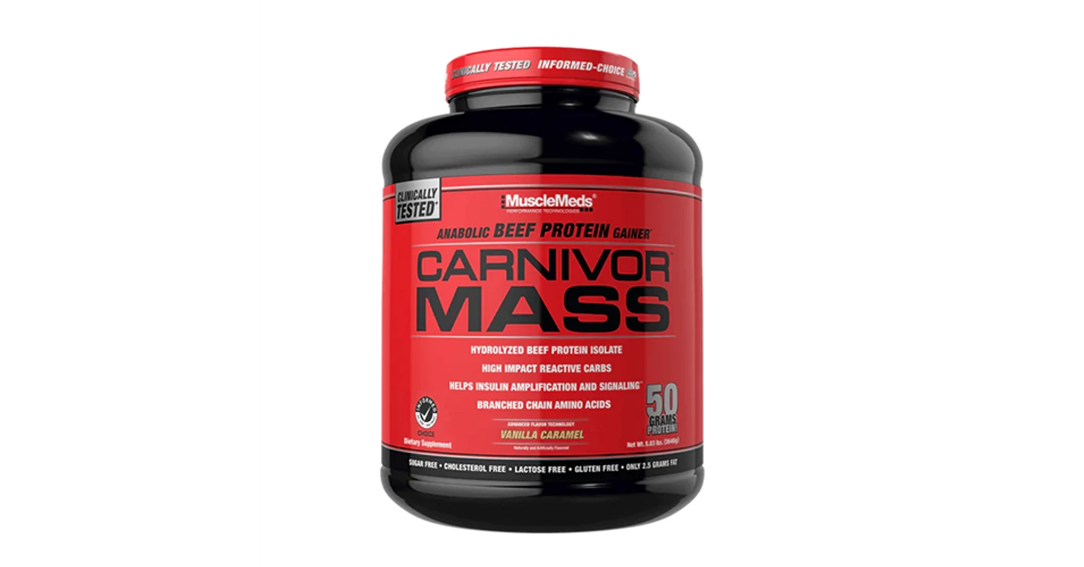 CARNIVOR MASS (2688 GRAMM) VANILLA CARAMEL