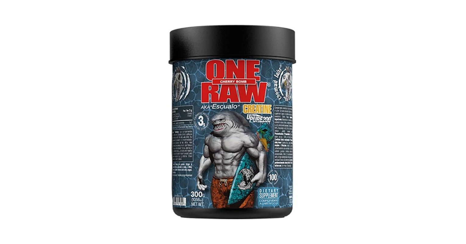 ONE RAW CREATINE (300 GRAMM) CHERRY BOMB